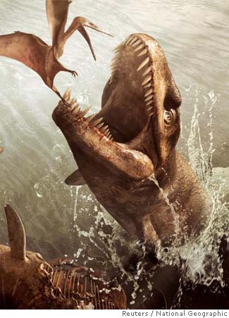 A prehistoric croc named Godzilla / Extinct sea creature 'wasn't nice ...