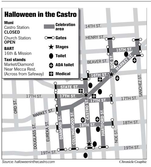 SAN FRANCISCO / Castro Halloween street closures, events