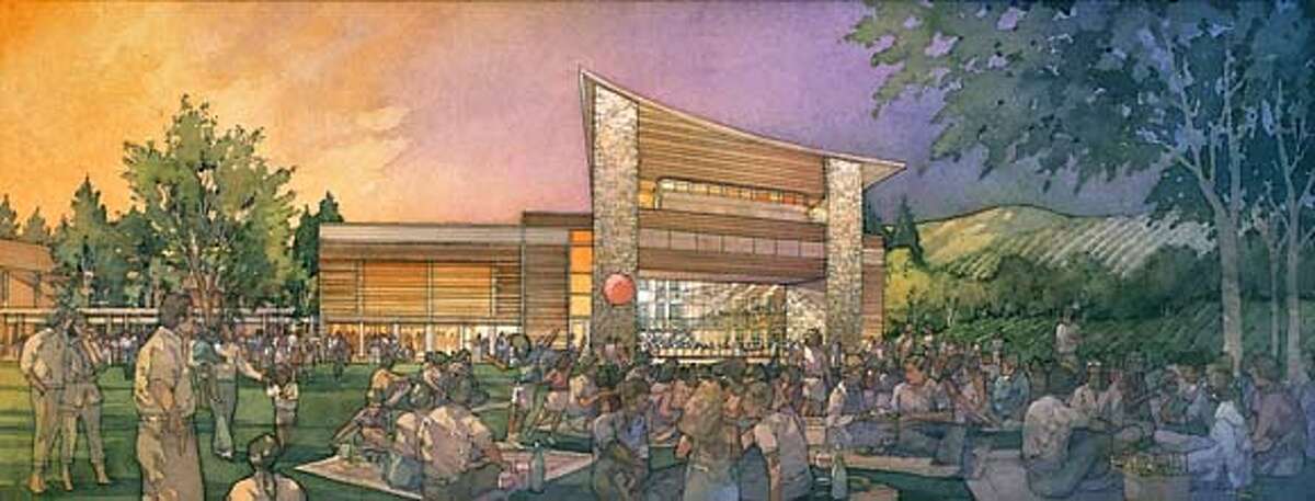 Green dream of a music center takes shape at Sonoma State