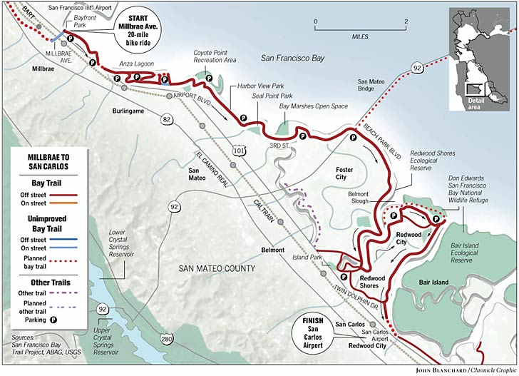 BAY TRAIL ADVENTURE / Stalking the wild Peninsula