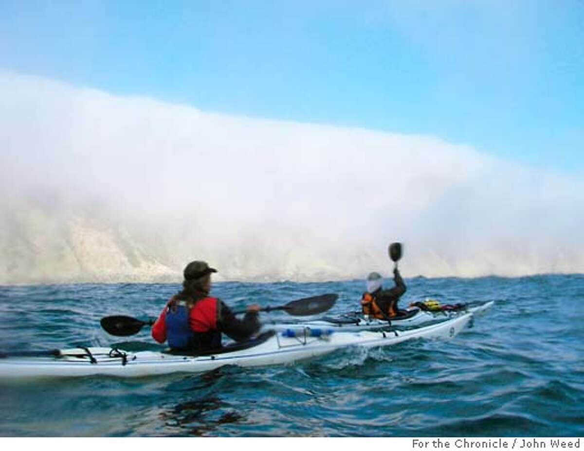 THE NORTH COAST: A Kayak Adventure / PERILS OF POINT REYES / Fog poises ...