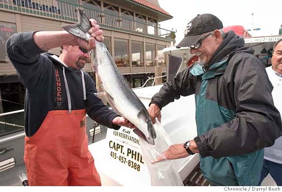 SALMON SEASON OPENS / Just another day at the office on boats