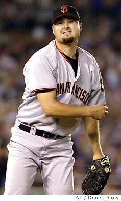 Schmidt, Giants hit bump on road / Hot starter cooled off in San Diego