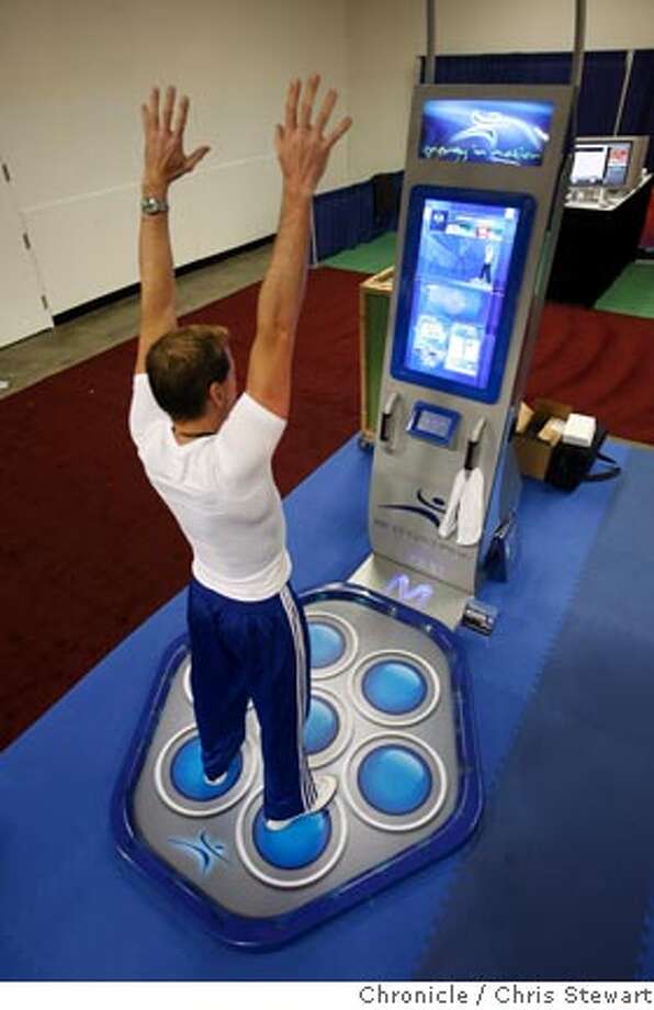 Silicon sweat / High-tech, full-body machines merge multimedia and ...