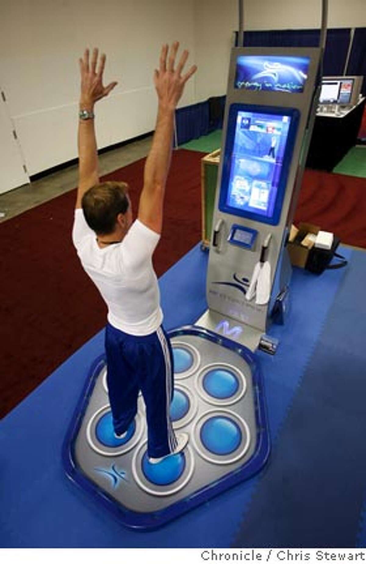 Silicon sweat / High-tech, full-body machines merge multimedia and exercise