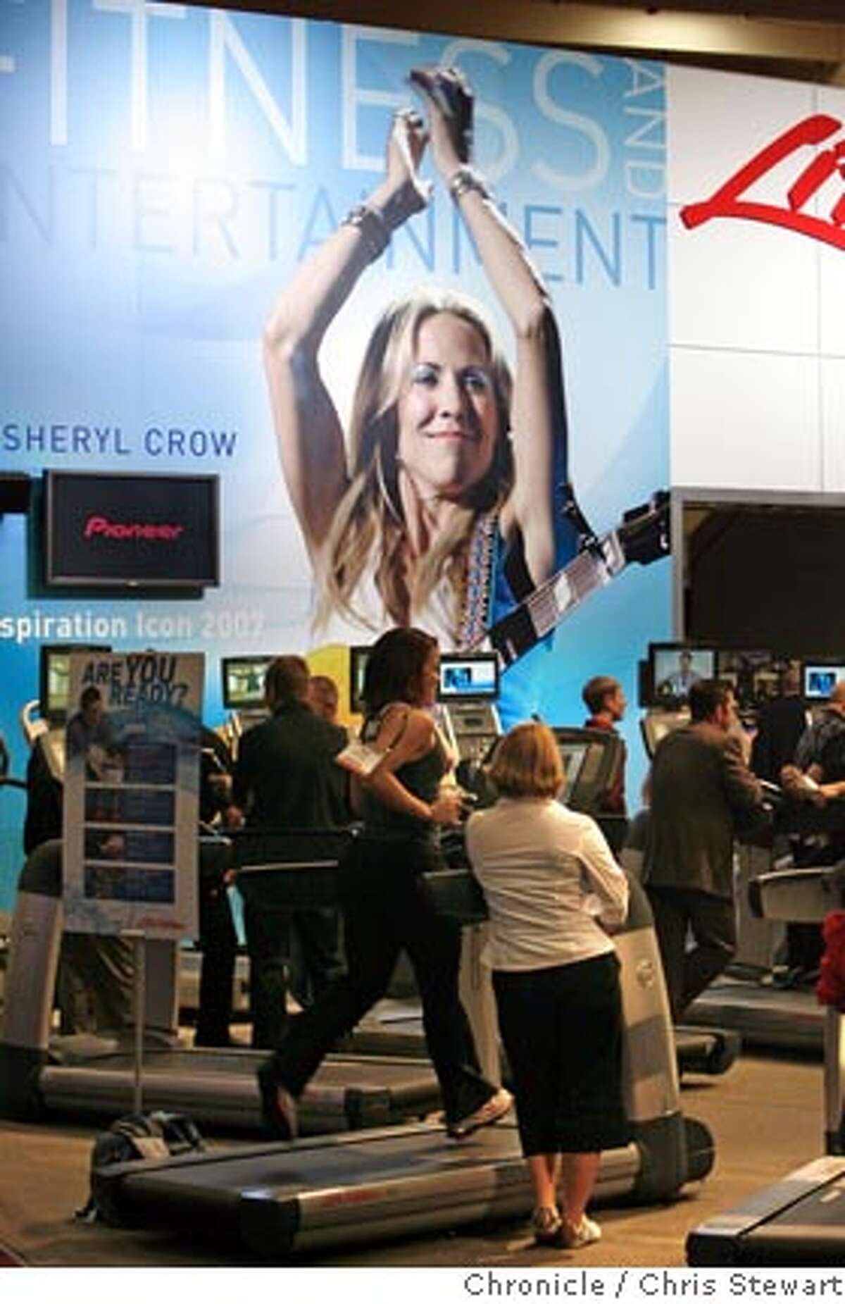 Silicon sweat / High-tech, full-body machines merge multimedia and exercise