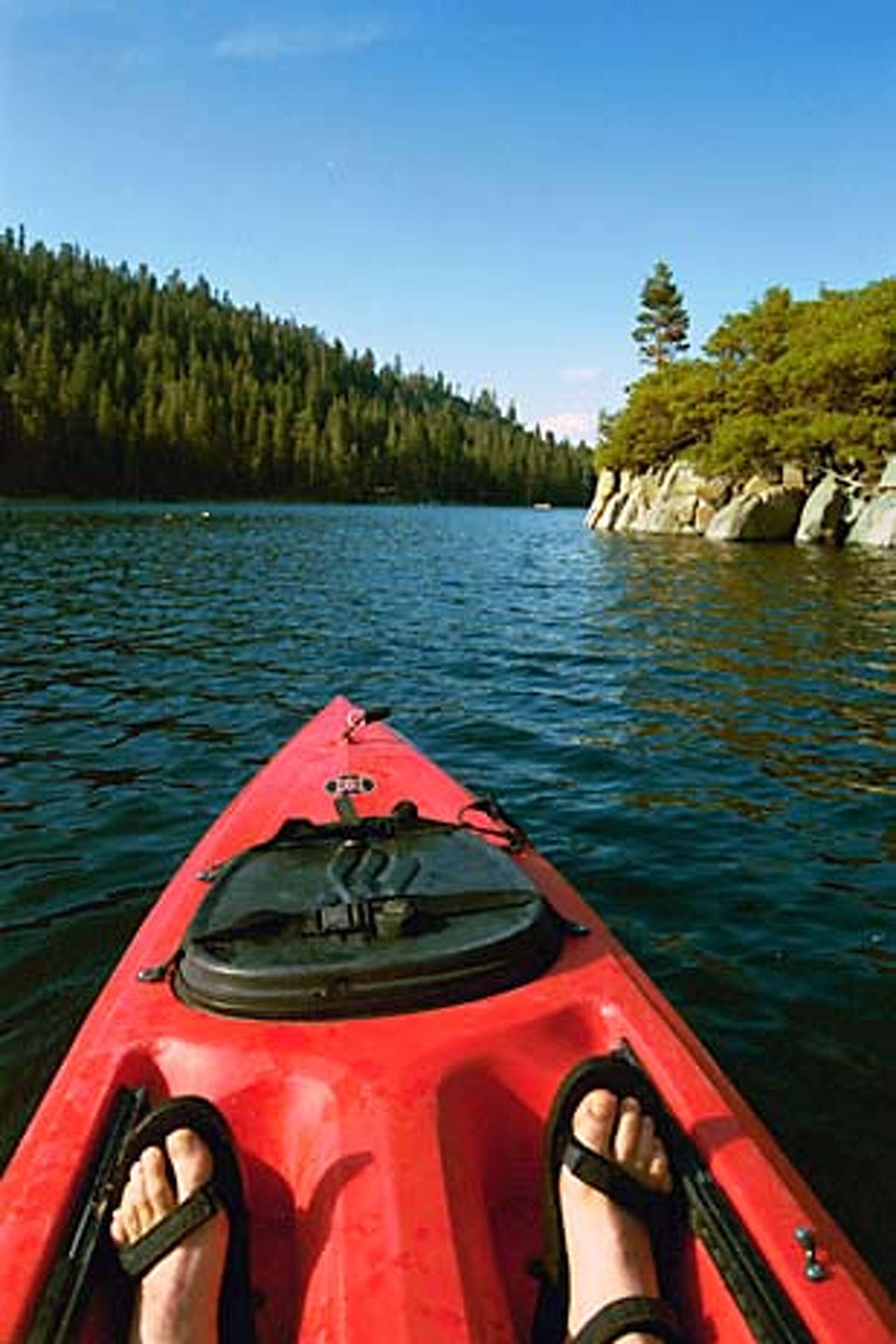 Solitude in Tahoe's Emerald Bay / Kayakers can slip into reserved spot ...