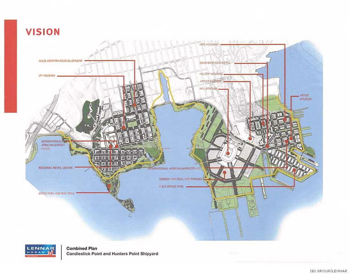 City unveils new 49ers stadium proposal / Grand plans would aim to ...