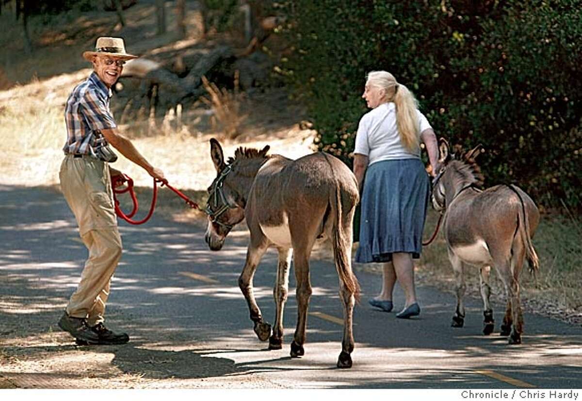 Barron Park's warm fuzzies / Resident donkeys a neighborhood tradition