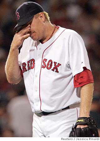 A's beat Bosox to the punch / They hit Schilling early, then Blanton ...