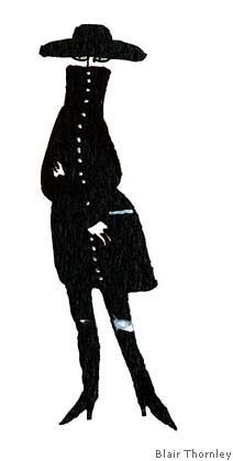 COLOR / Outta Black / For this modern Morticia, the new black may be ...