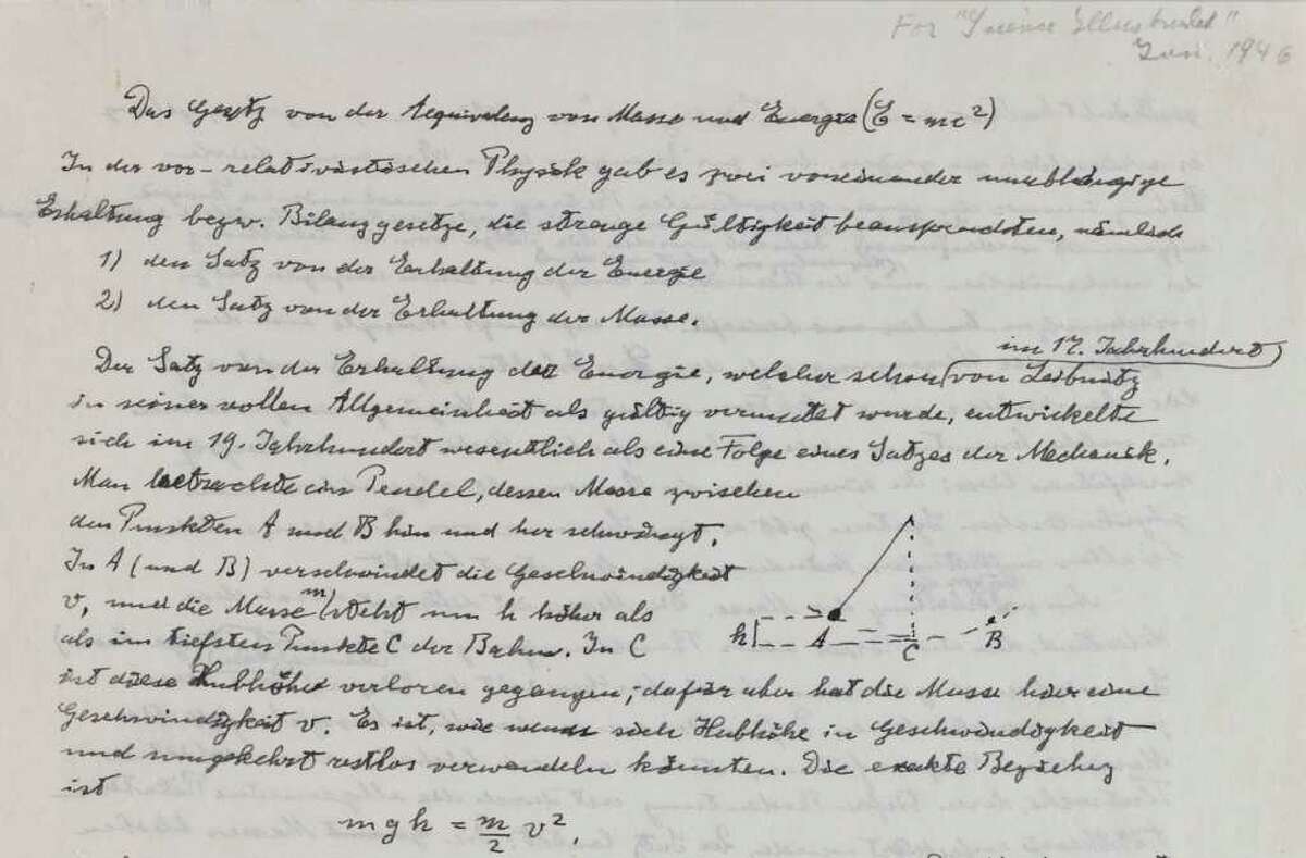 Original Einstein manuscripts to be posted online