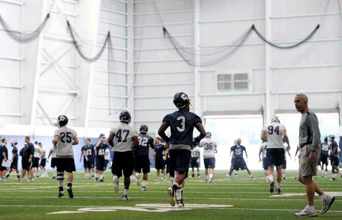 Cochran works overtime as UConn QB candidate