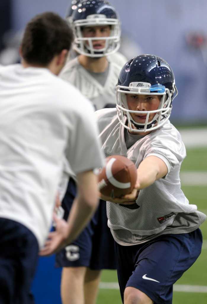 Cochran works overtime as UConn QB candidate