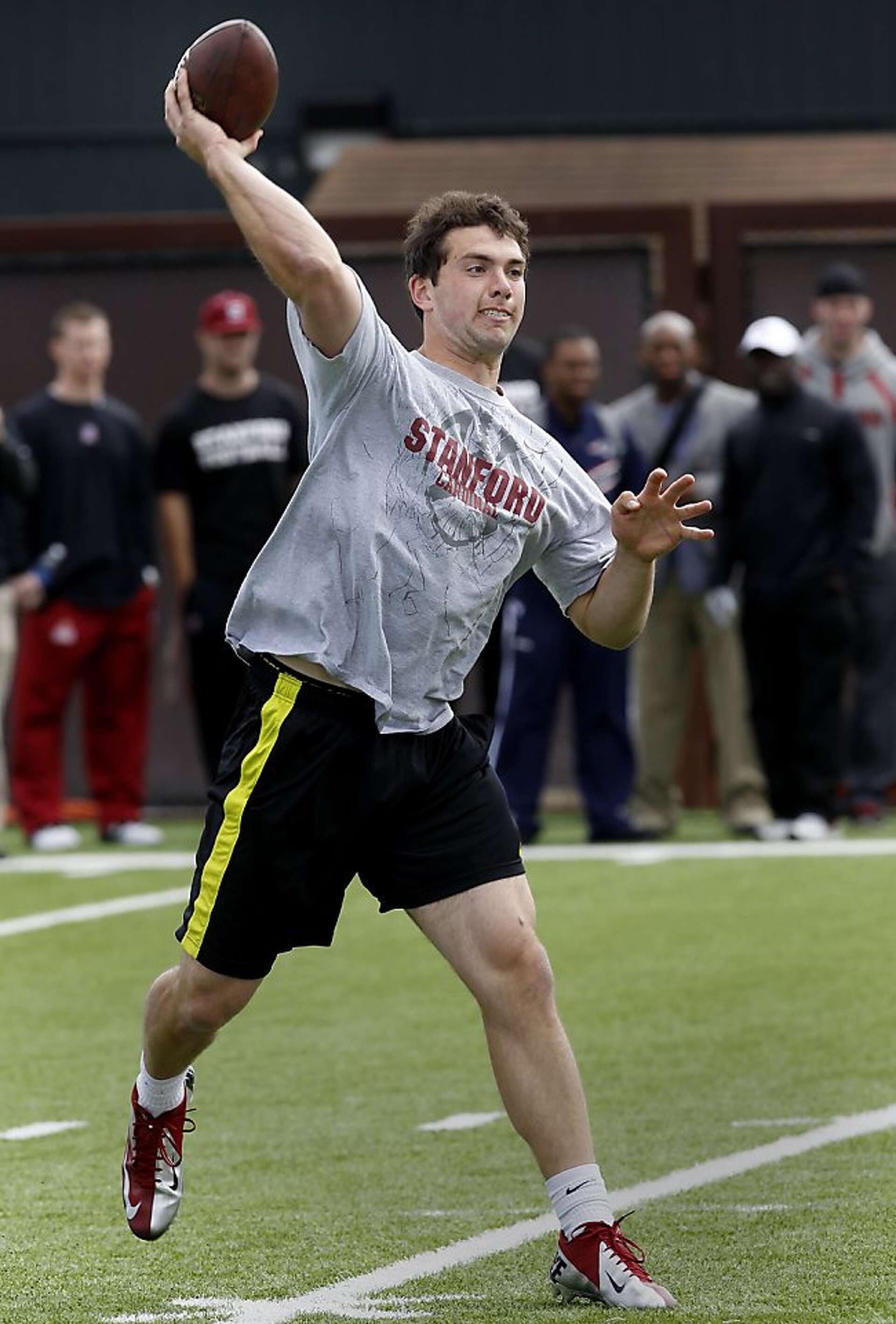 andrew luck throwing