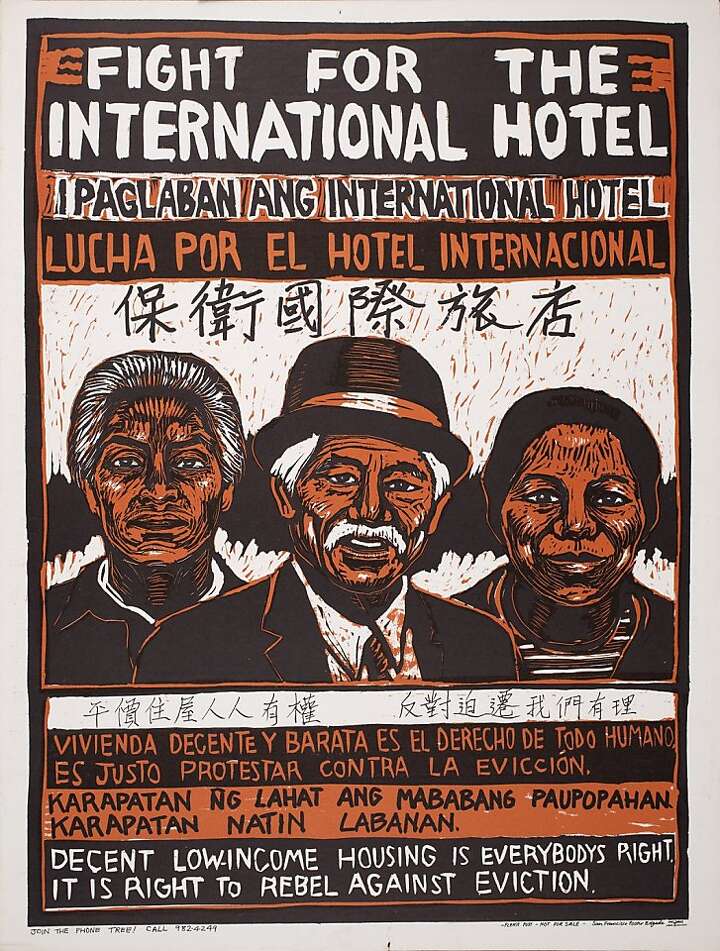 Political poster collection at 'The 1968 Exhibit'