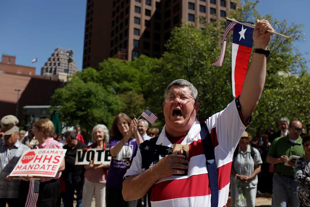 Christians rally against Obama administration's birth control policy