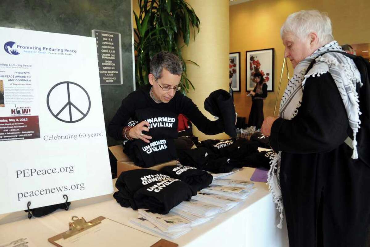 Anti-war activists gather in Stamford