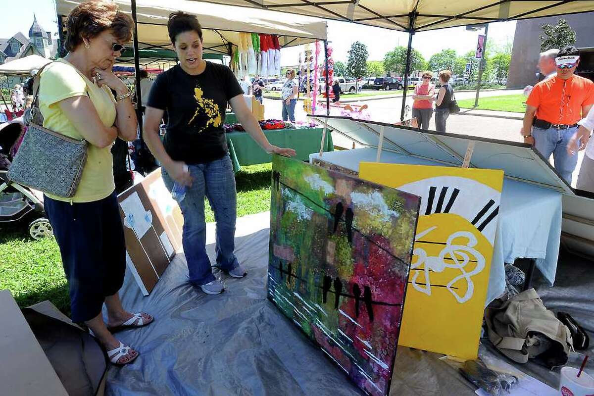 Getting creative at Orange's Art in the Park