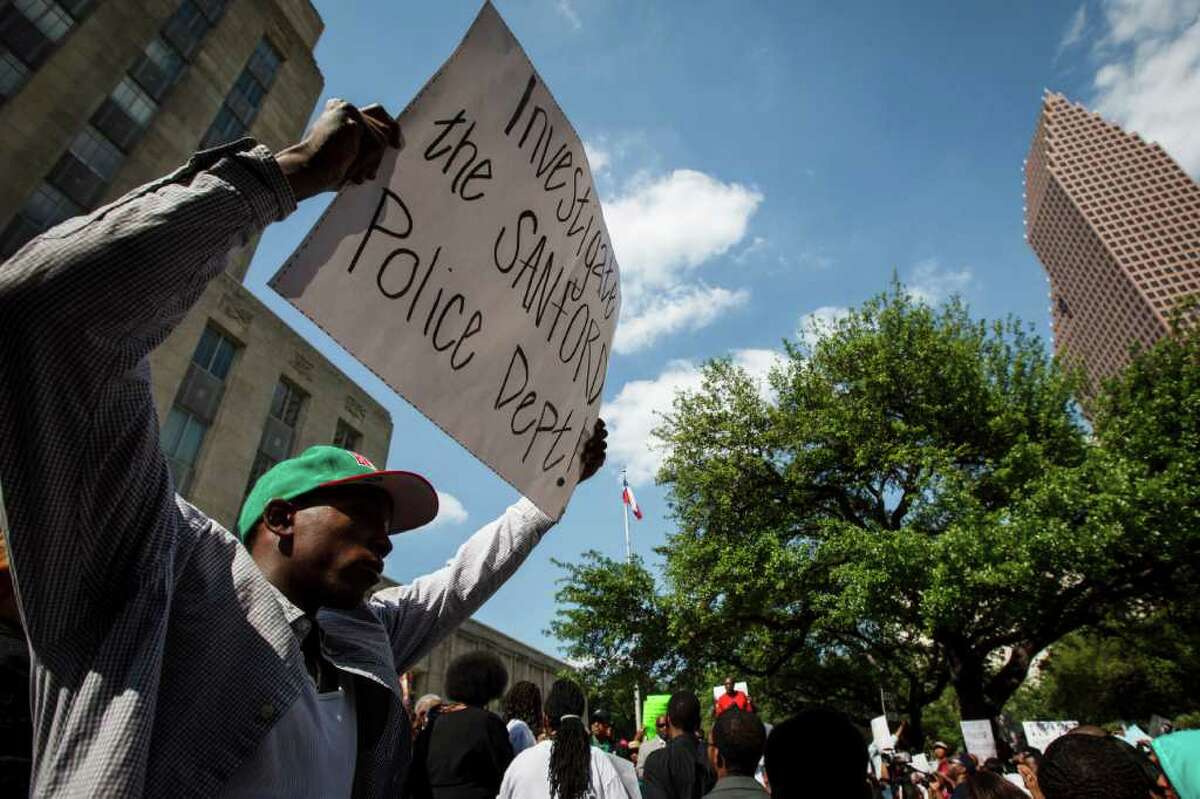 Houston joins fight for Trayvon