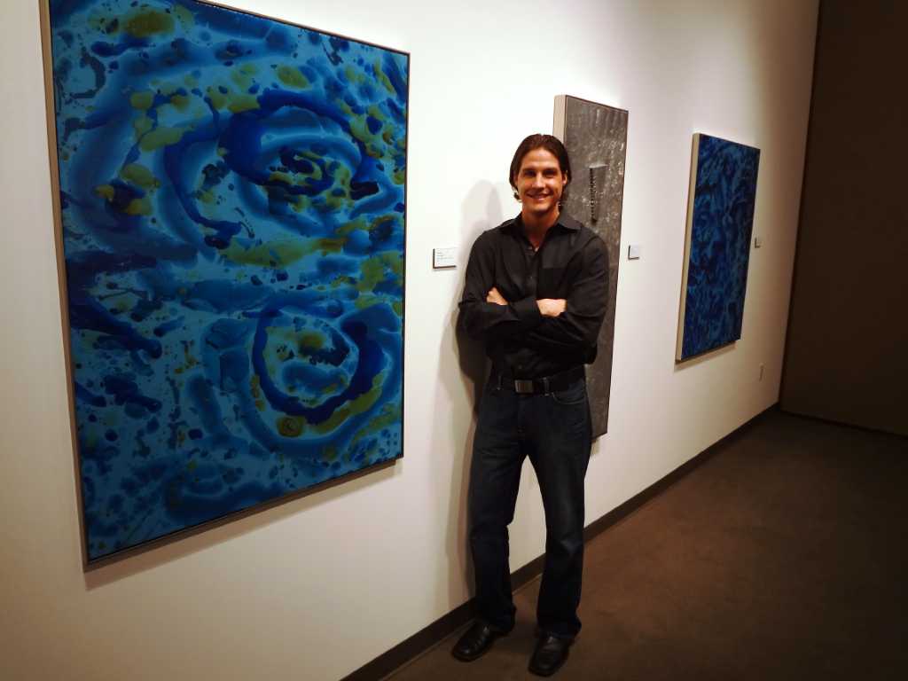What a grind: Artist creates illusion of 3-D aluminum