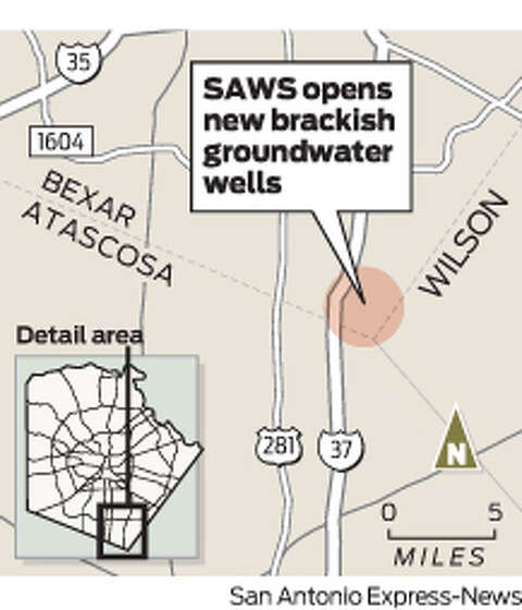 SAWS' wells tap saltwater aquifer