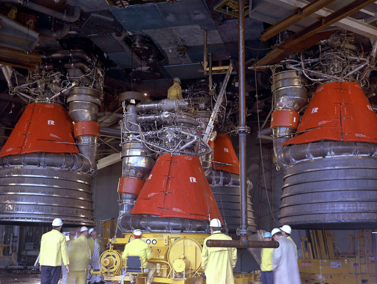 Bezos: Recovered rocket engine came from Apollo 11