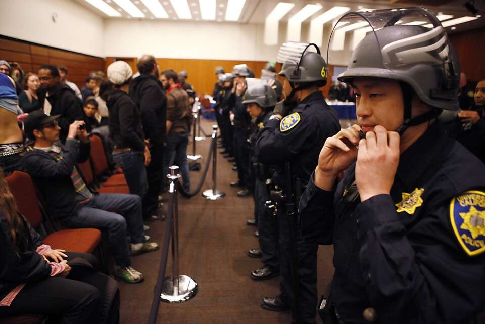 3 protesters arrested at UC Regents meeting