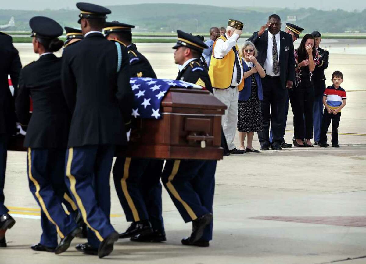 Army 1st Lt. Clovis T. Ray's final trip home