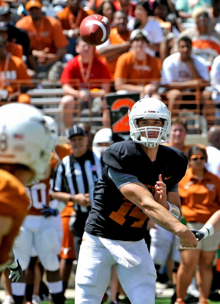 UT quarterbacks fail to dazzle in spring game
