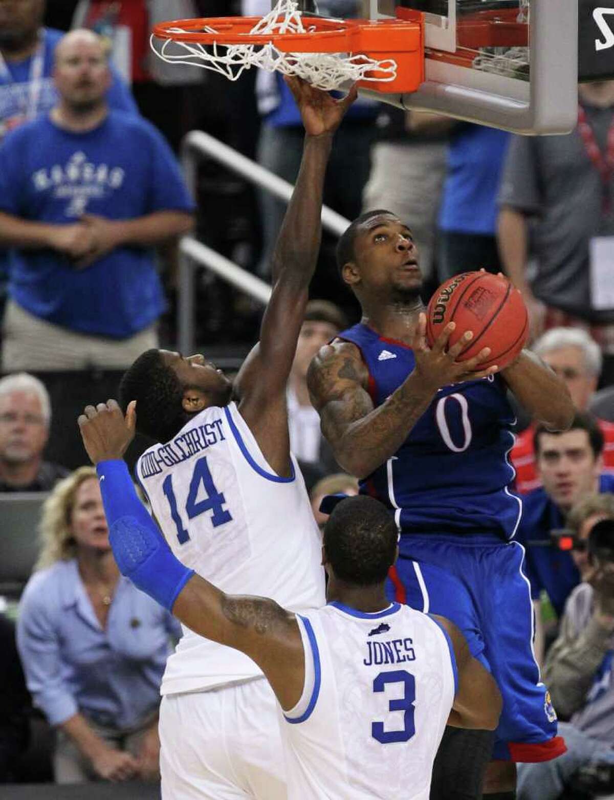 Kentucky tops Kansas for NCAA men's title
