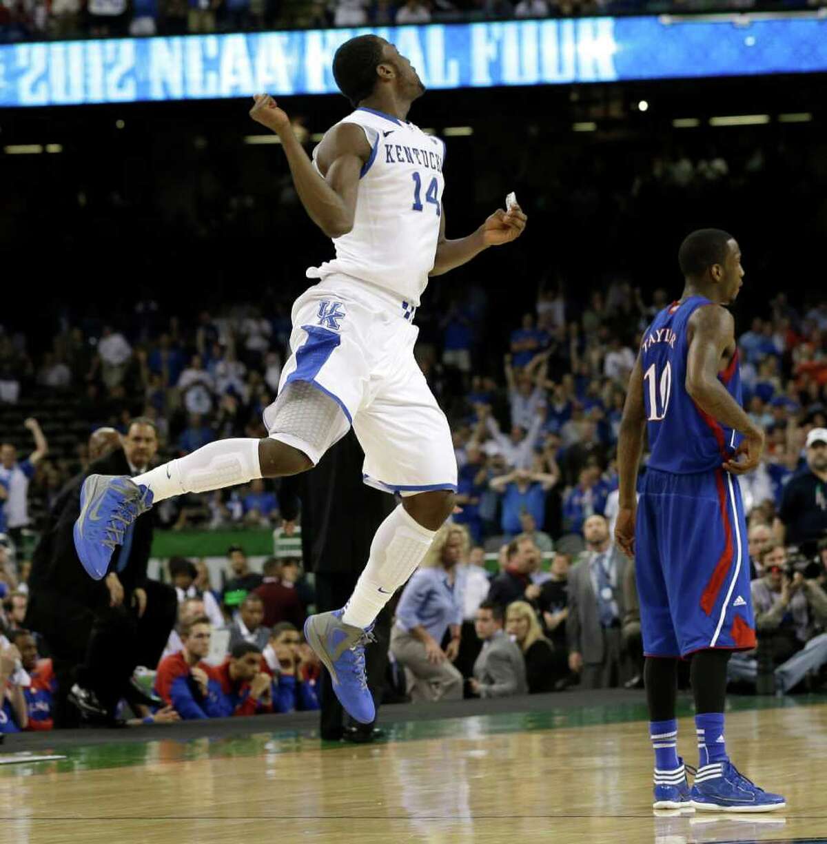 Kentucky tops Kansas for NCAA men's title