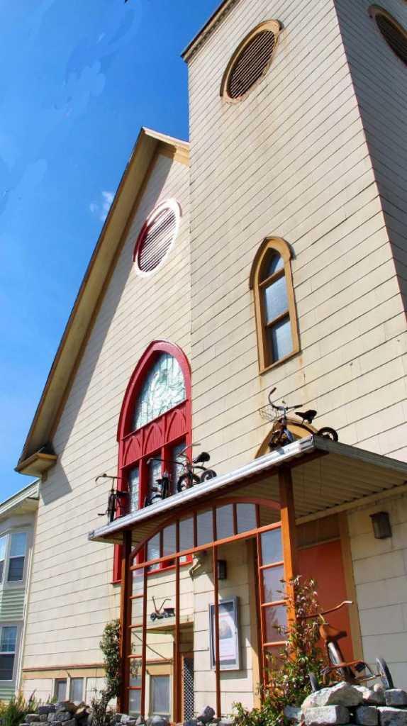 Live in a funky old church