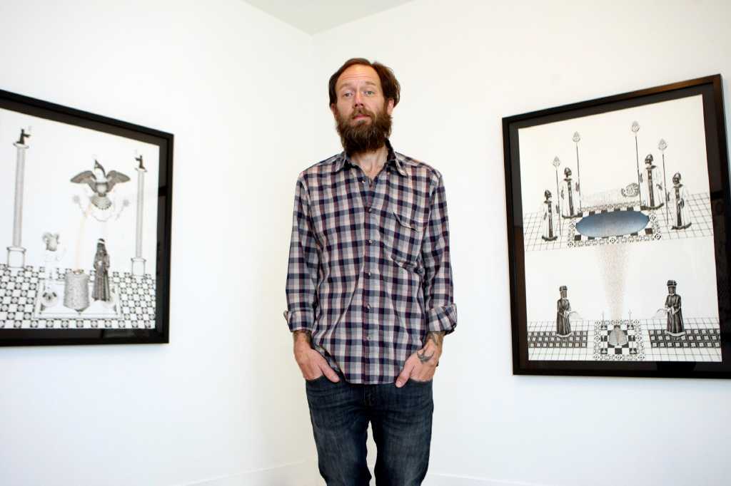 An artist's cryptic vision from a new perspective