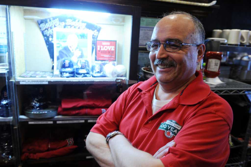 At Bobby V's, rolling out the carpet for Red Sox fans