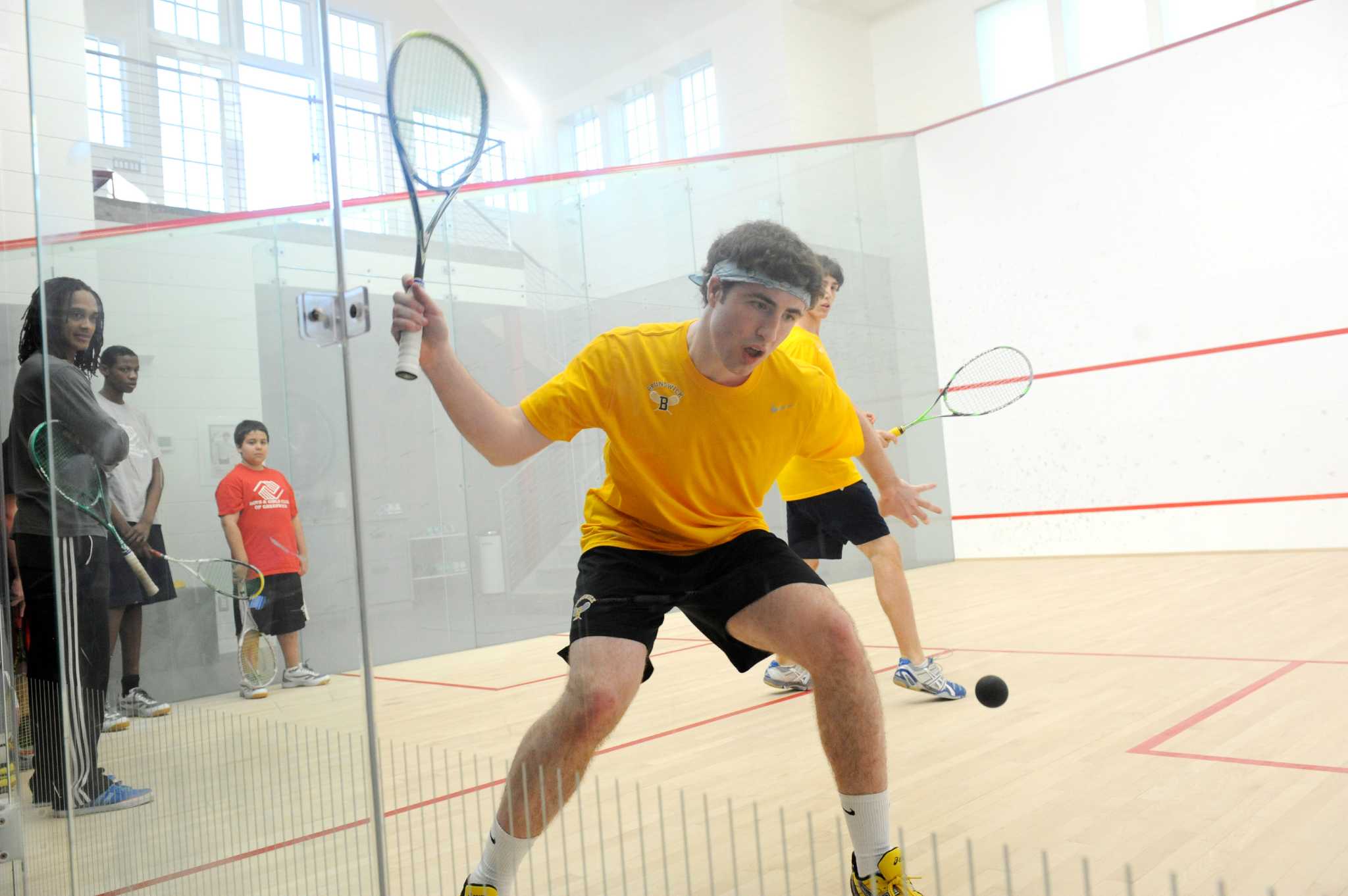 Greenwich kids 'Learn to Squash'