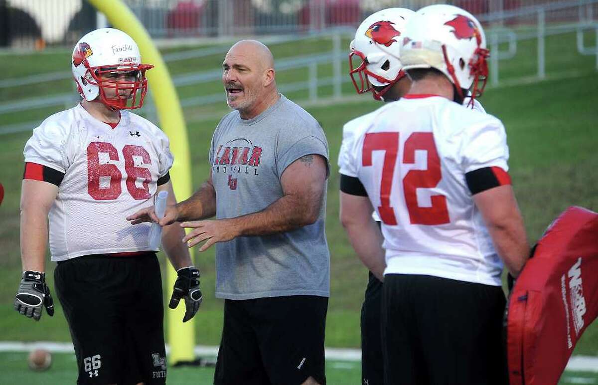 New coach brings energy to offensive line, special teams