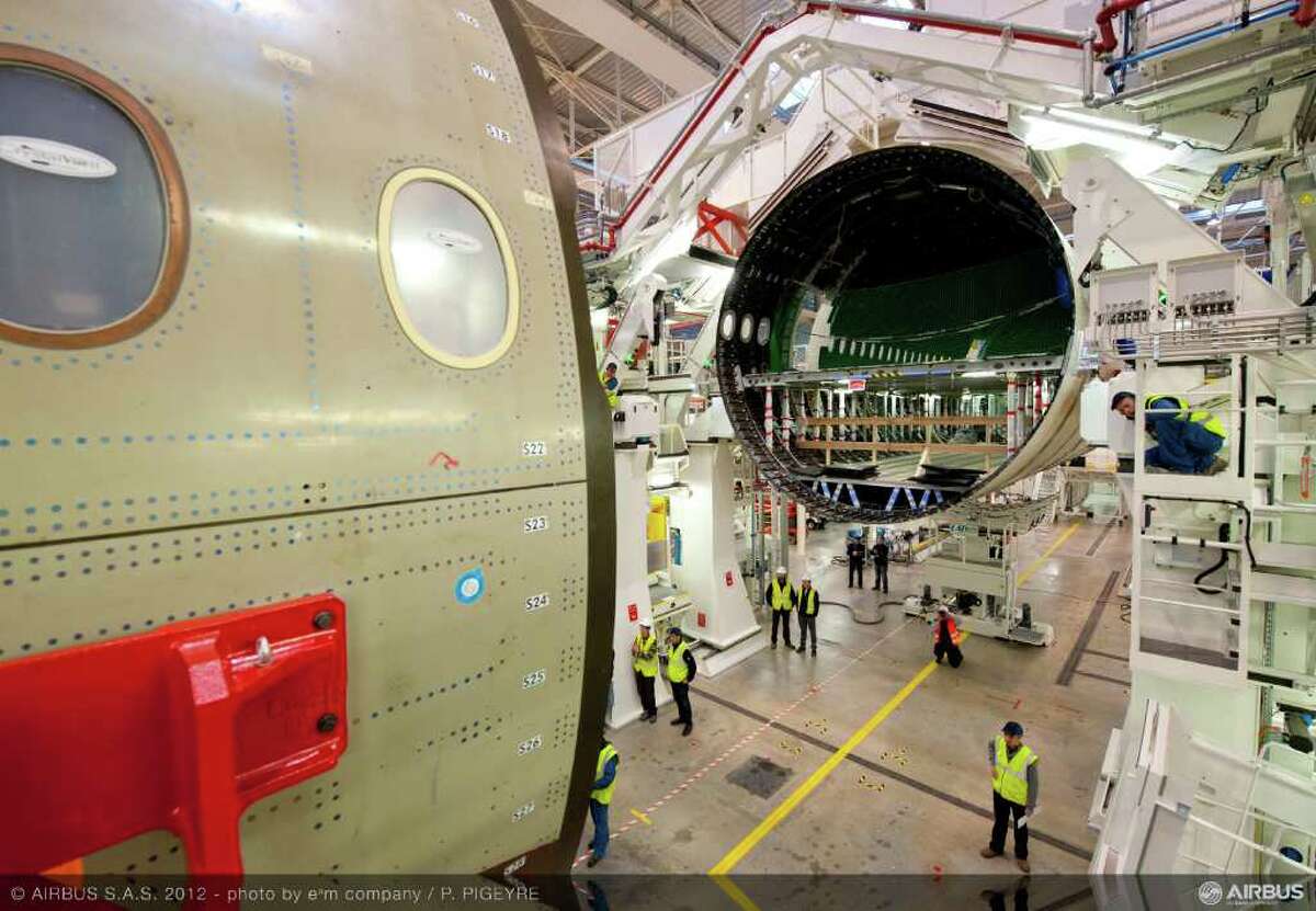 Airbus starts assembling first A350 XWB