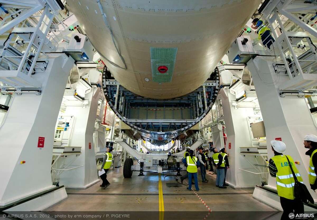 Airbus starts assembling first A350 XWB