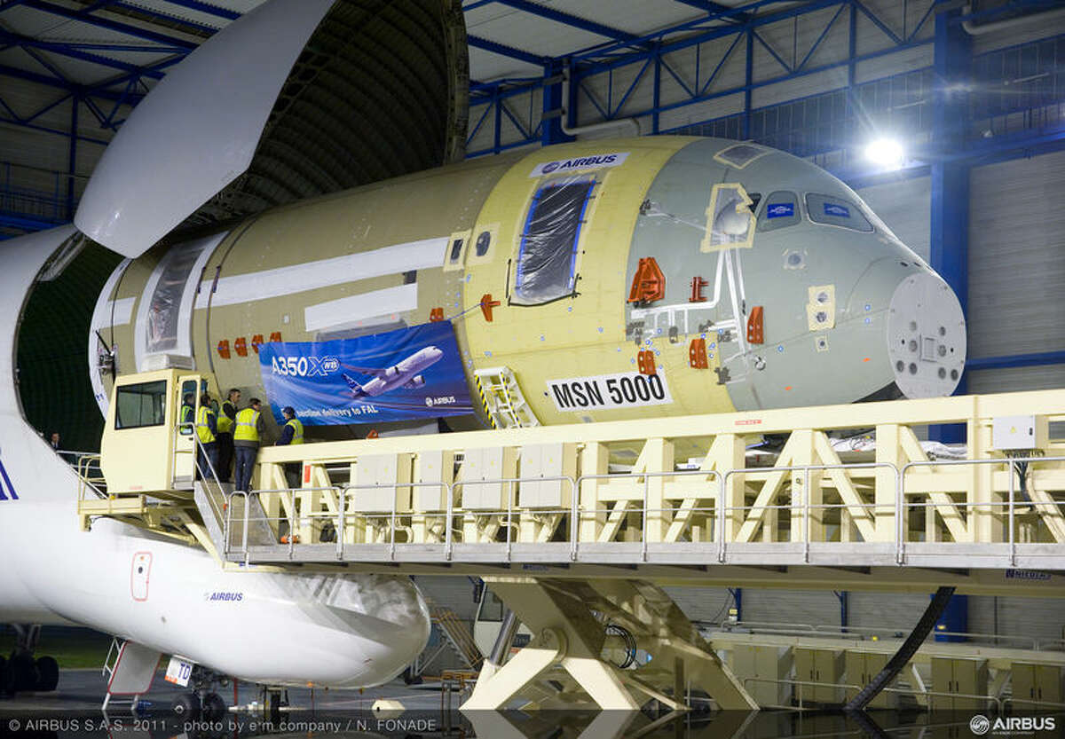 Airbus starts assembling first A350 XWB