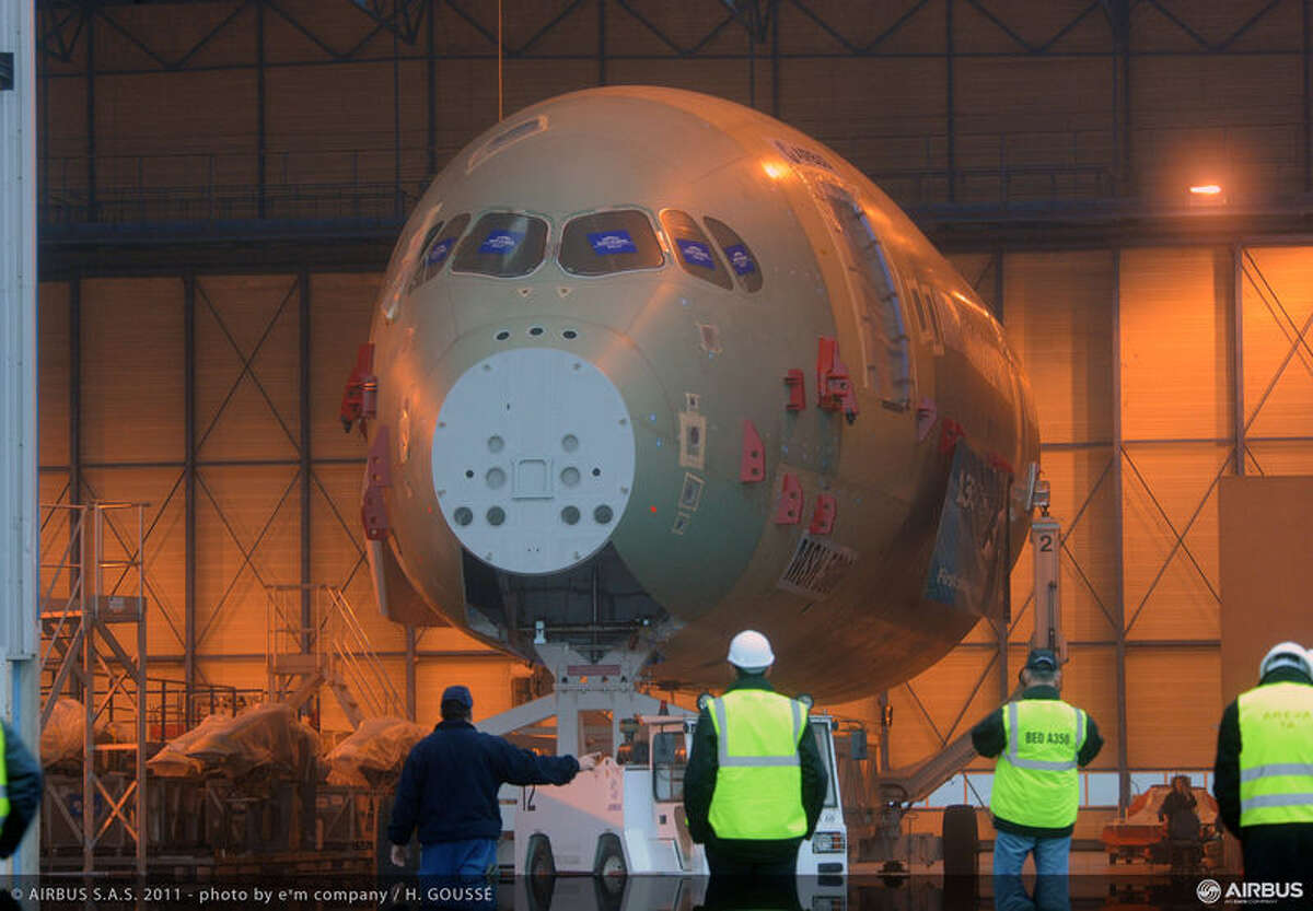 Airbus starts assembling first A350 XWB