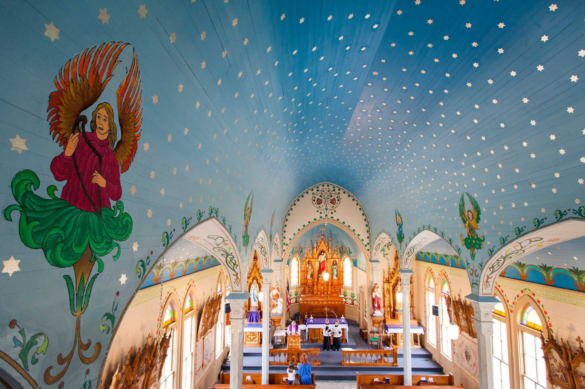 Painted churches are Texas gems