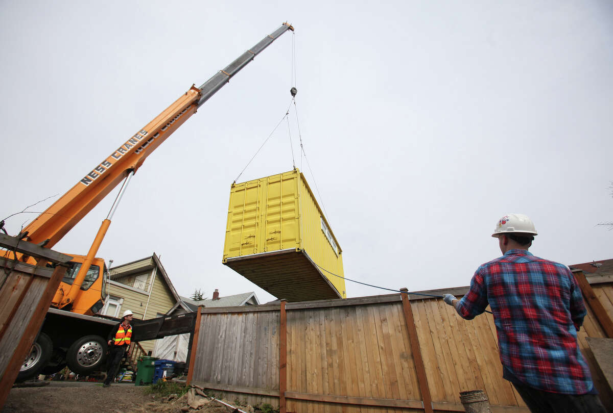Check out a shipping-container home in downtown Seattle