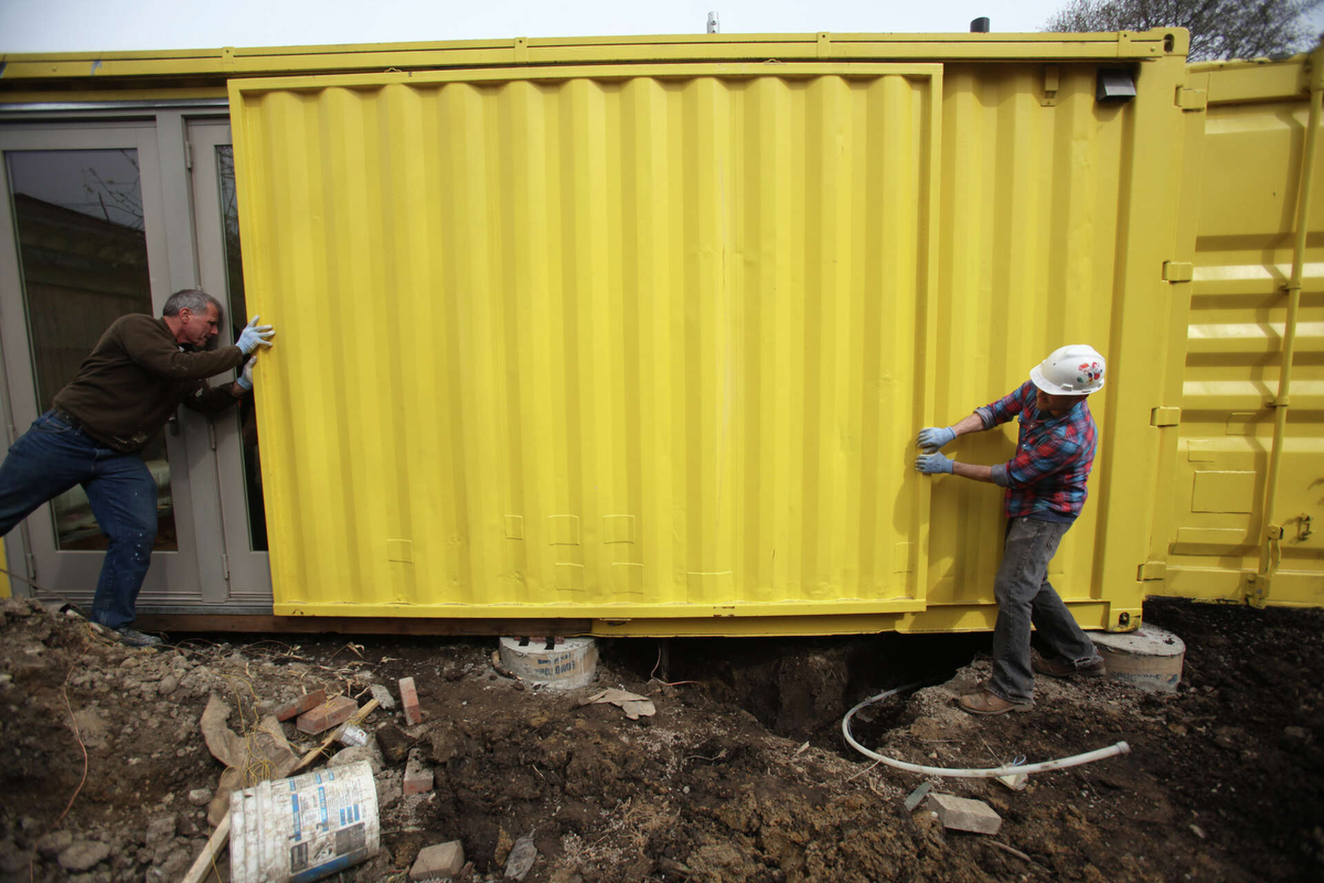 Check out a shipping-container home in downtown Seattle