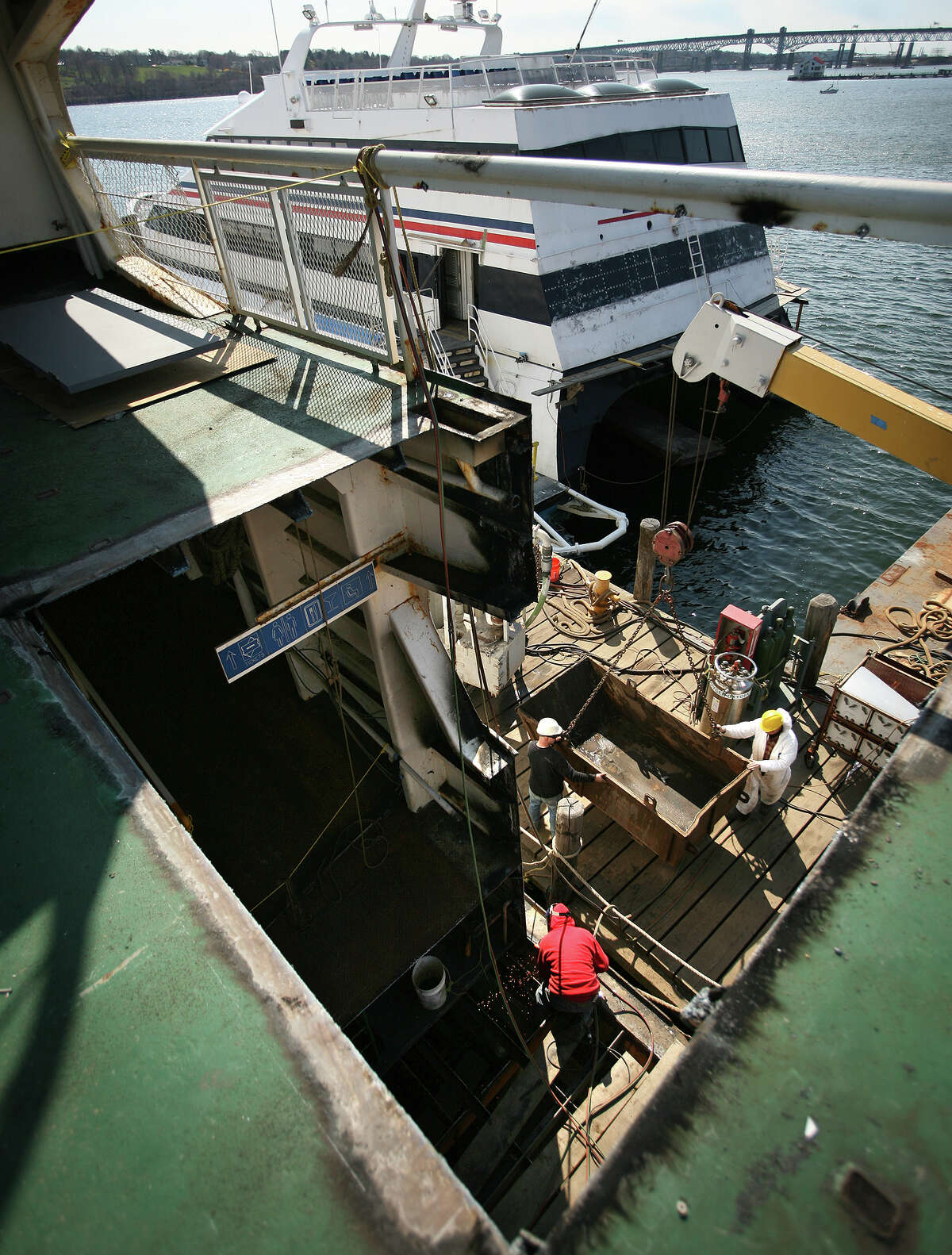 Ferry gets refitted with new elevator, amenities