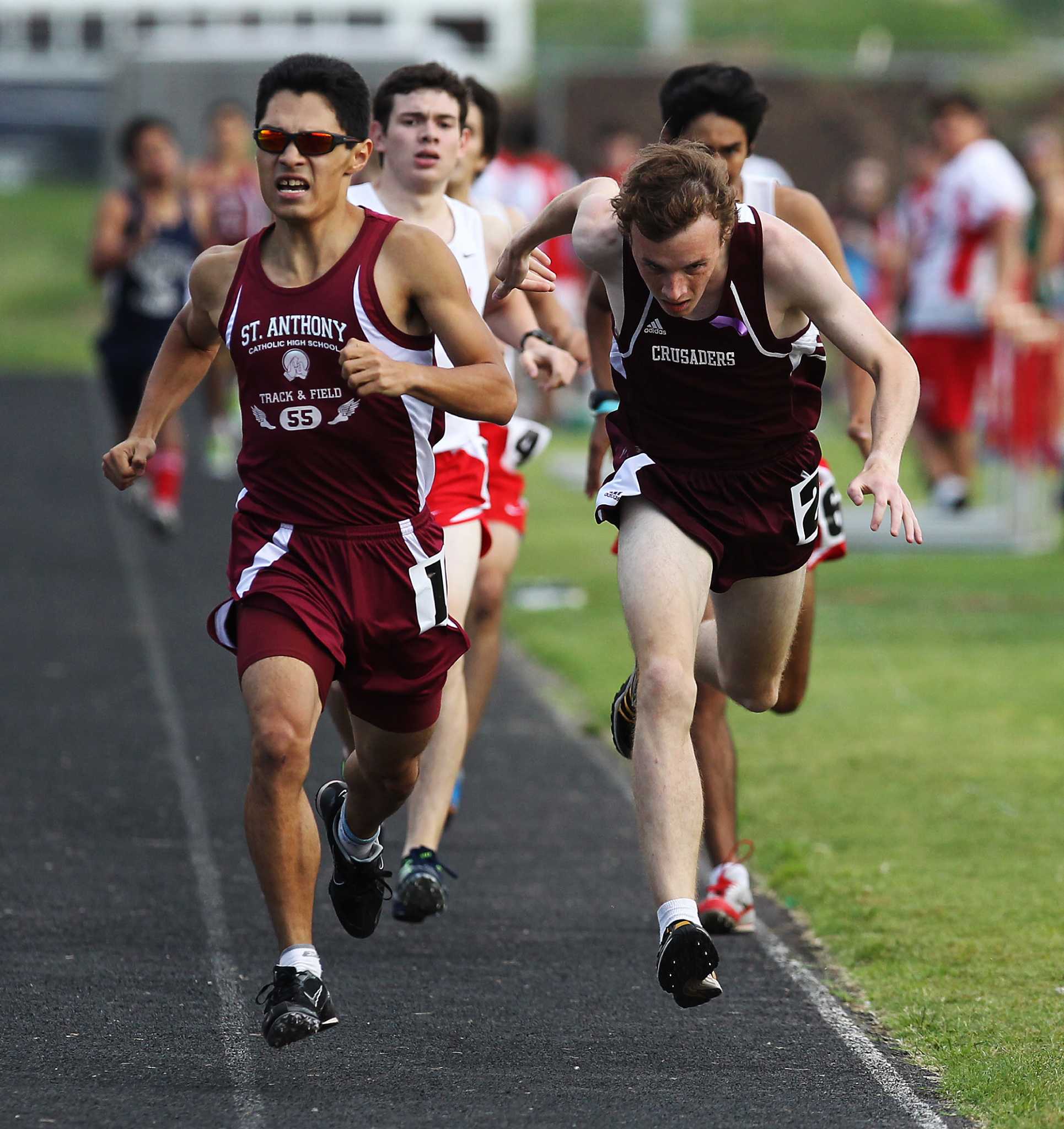 'Smaller' St. Anthony wins big at TAPPS district meet