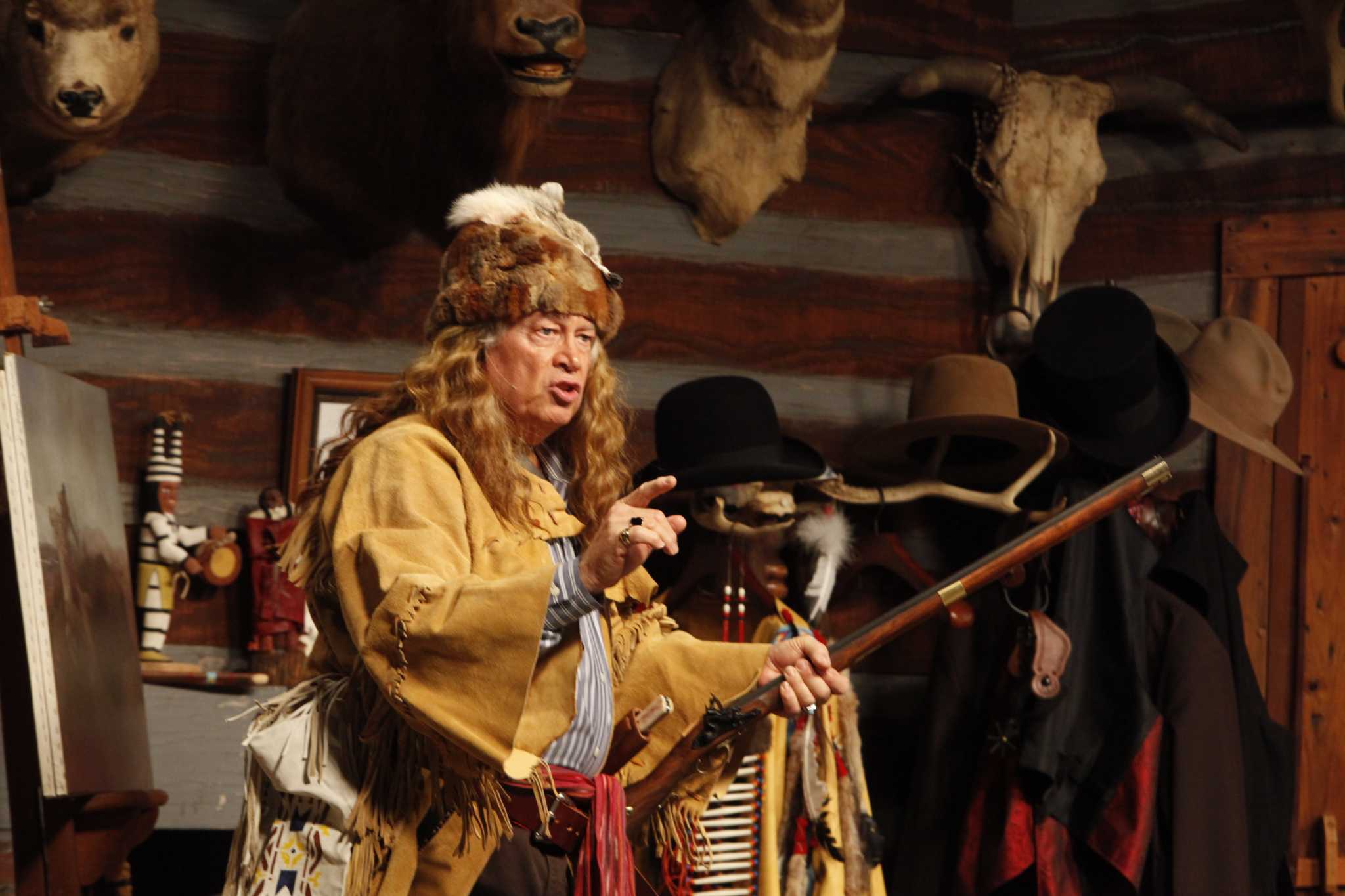 Charlie Russell show, reception at the Lutcher