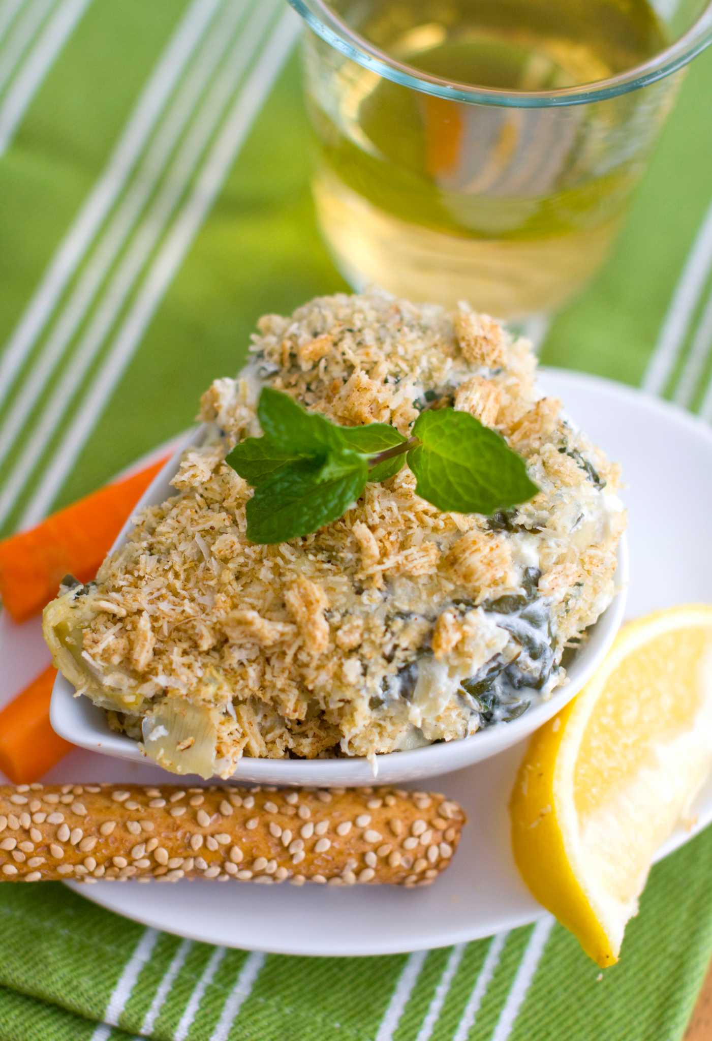 A little bit lighter take on a classic — and fatty — dip