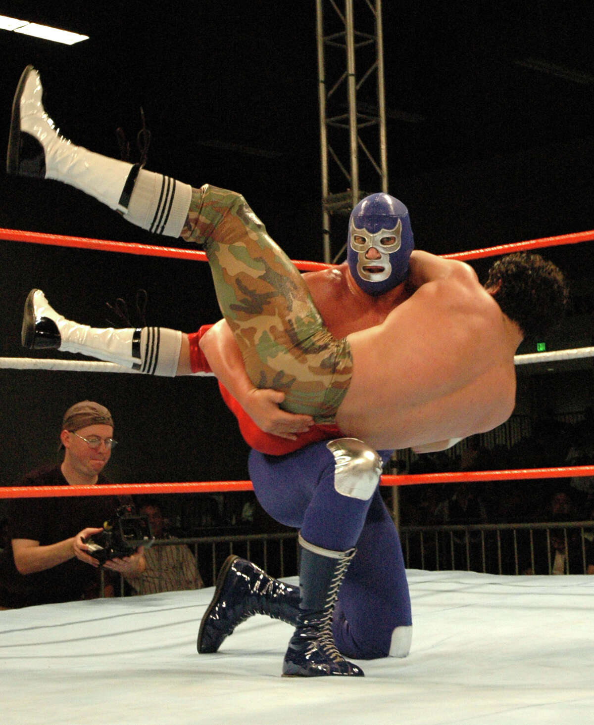 Blue Demon Jr. artista del cuadrilátero