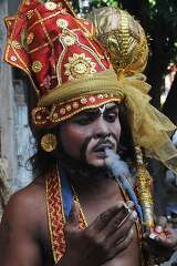Gajan festival celebrated in India